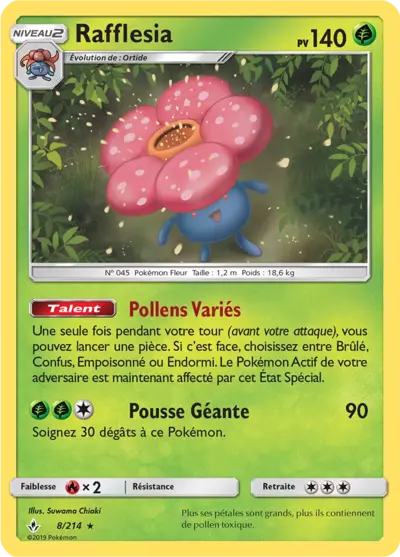 008/214 Rafflesia – Alliance Infaillible - FR | Lorenzone.fr – LorenZone
